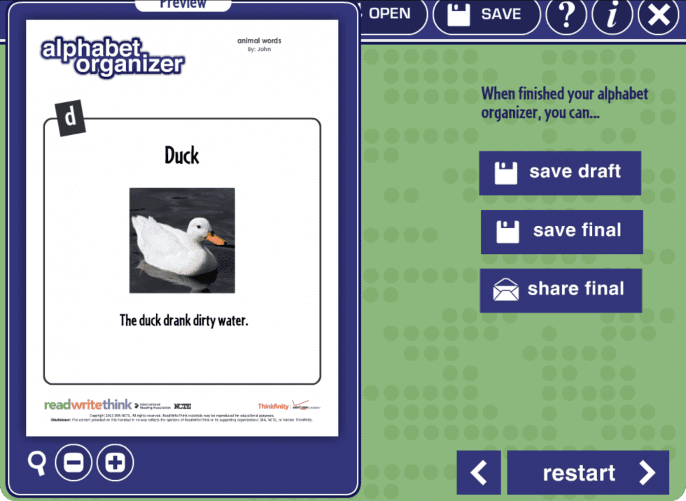Best Alphabet Organizer Tool to Create Alphabet Books & Charts ...