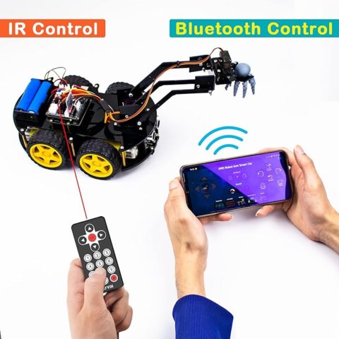 4WD Robot Arm Car Kit - TechnologyEDUC