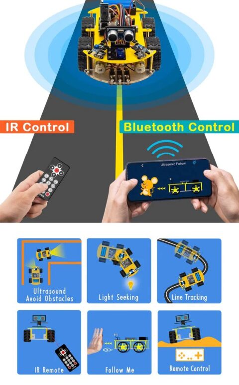 4WD Smart Robot Car Kit V2 - TechnologyEDUC