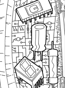 AR Space Adventure Coloring Pages - TechnologyEDUC